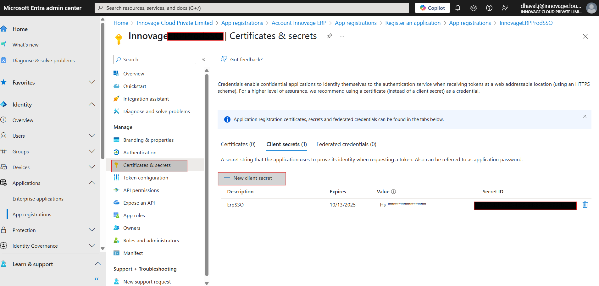 Enabling Microsoft Azure SSO in Oracle APEX - Innovage Cloud